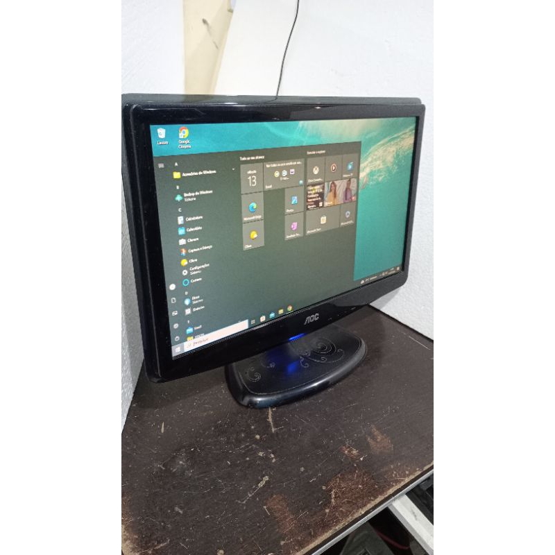 MONITOR DE LCD AOC, 19 polegadas. | Shopee Brasil