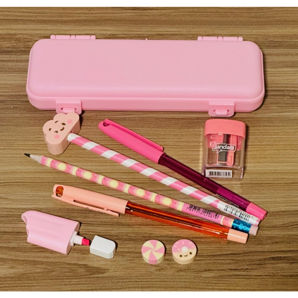 Kit Papelaria Fofa presente 10 itens | Shopee Brasil