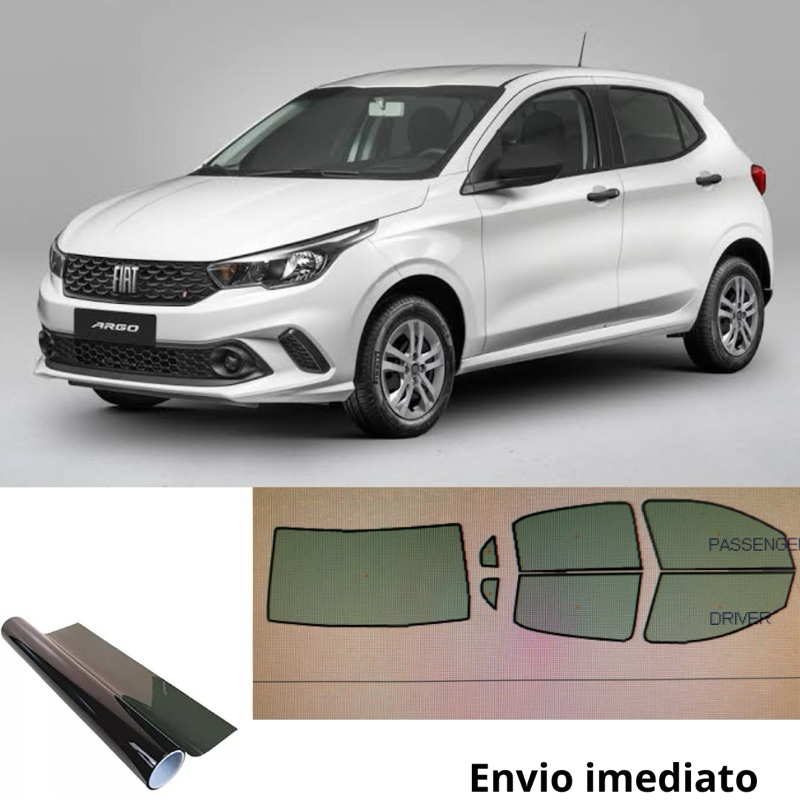 Película Insulfilm FIAT ARGO G5 G20 automotivo profissional cortado só ...