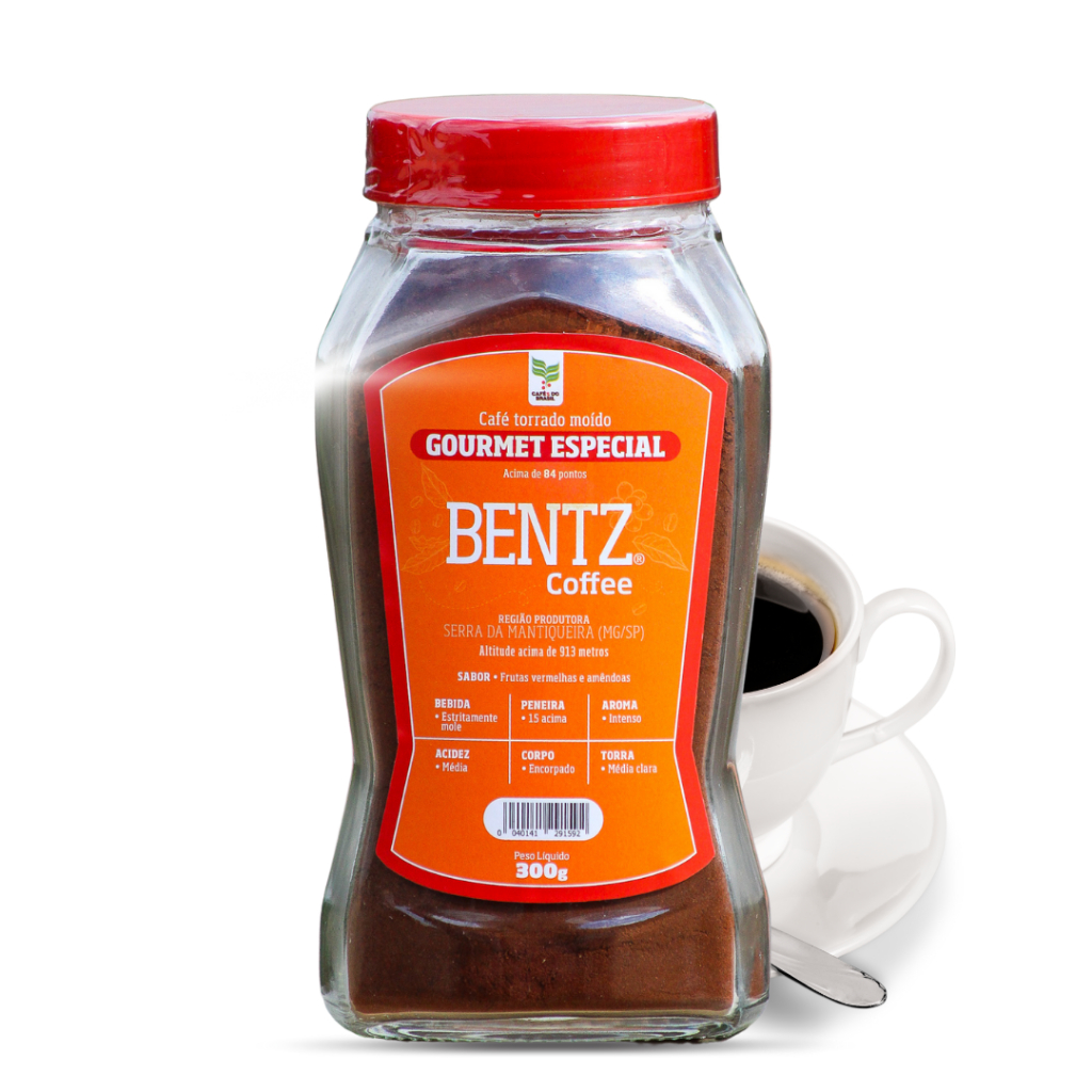 Café BENTZ moído 300g 100% arábica linha Gourmet Especial Vidro ...