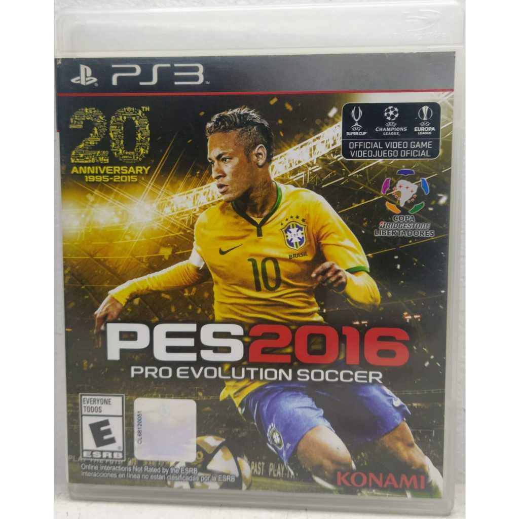 PES 2016 Pro Evolution Soccer PS3 Mídia Fìsica | Shopee Brasil