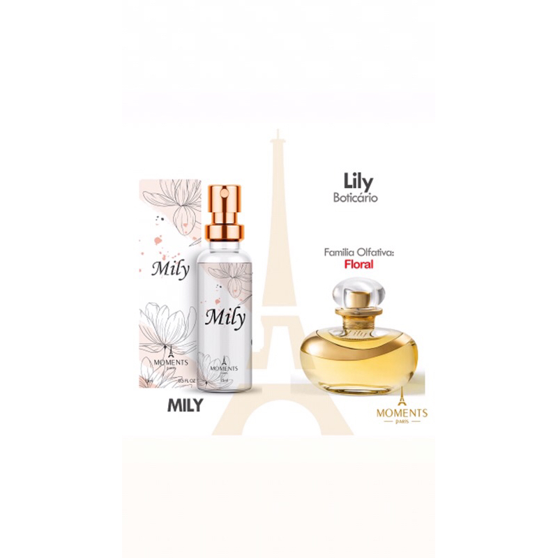 Mily - Perfume 15 ml - Moments Paris | Shopee Brasil