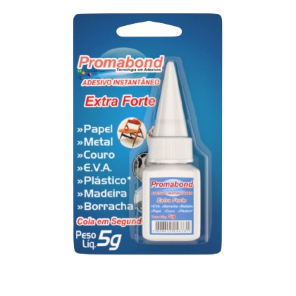 Super Cola Instantânea Extra Forte Promabond 5g | Shopee Brasil