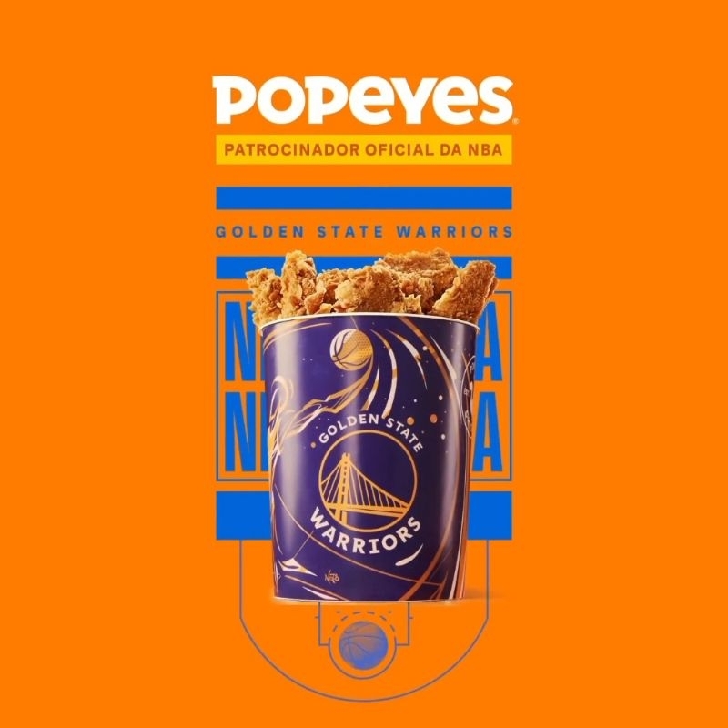 Baldes Popeyes × NBA 2023 - (Lacrados) | Shopee Brasil