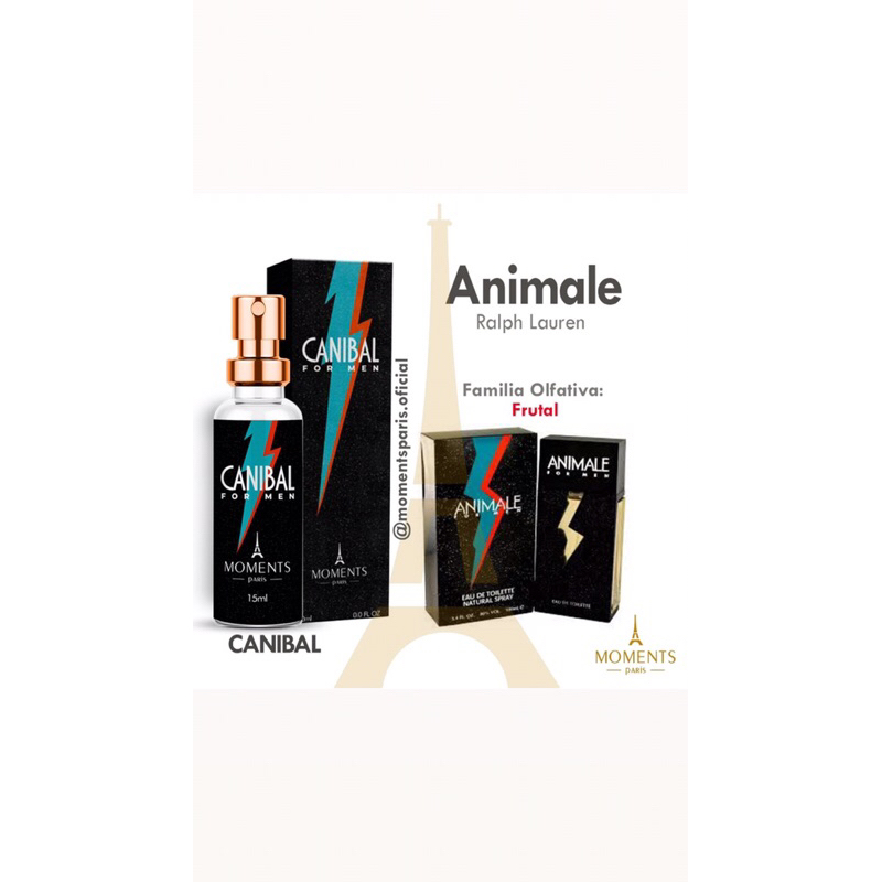 Canibal - Perfume 15ml Moments Paris | Shopee Brasil