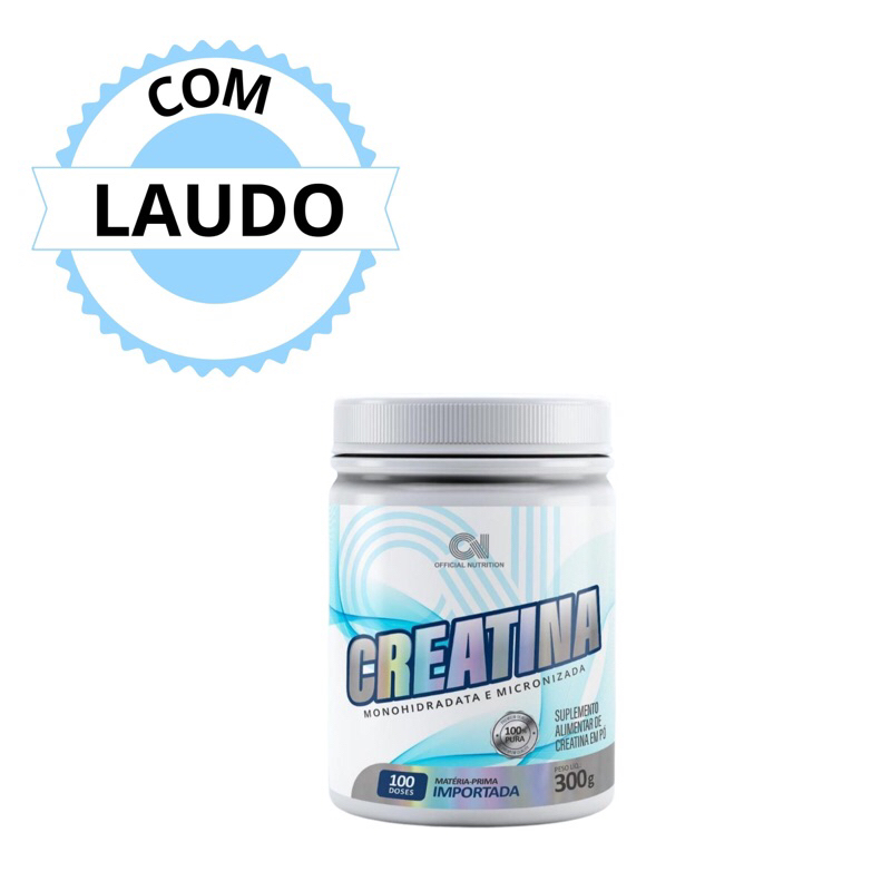 Creatina 100 Pura Monohidratada E Micronizada 300g Com Laudo