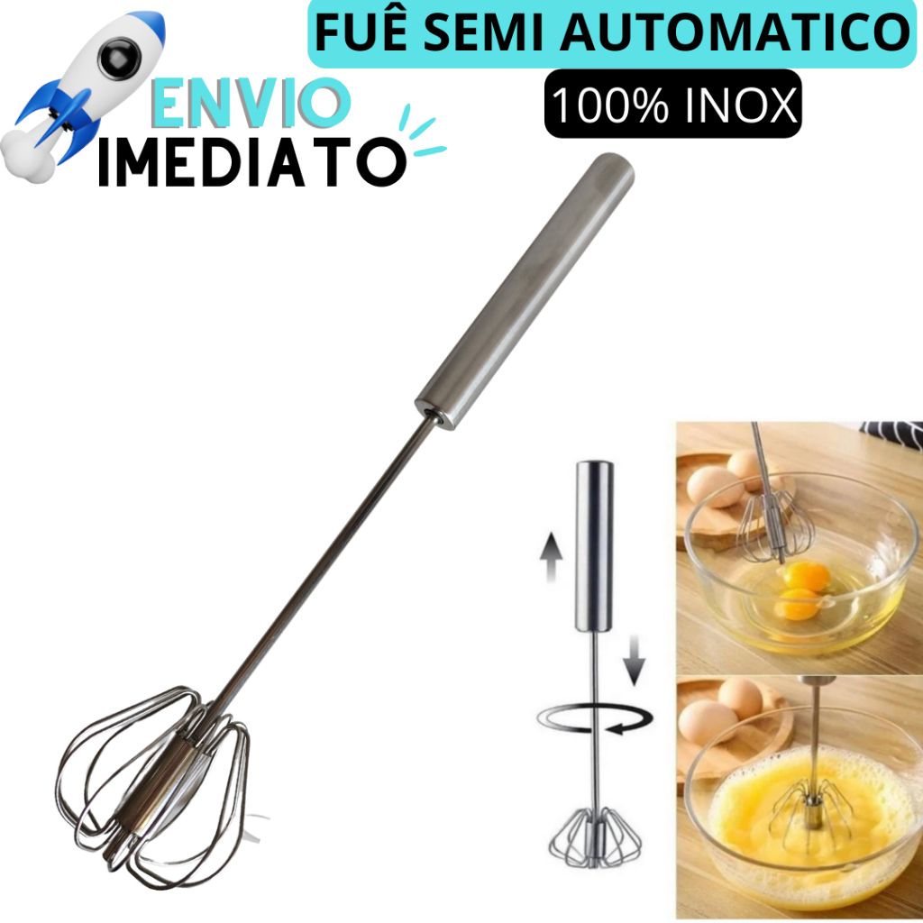 Fuê Semi-Automático Batedor Fue Mixer para Creme Misturador Batedor de ...