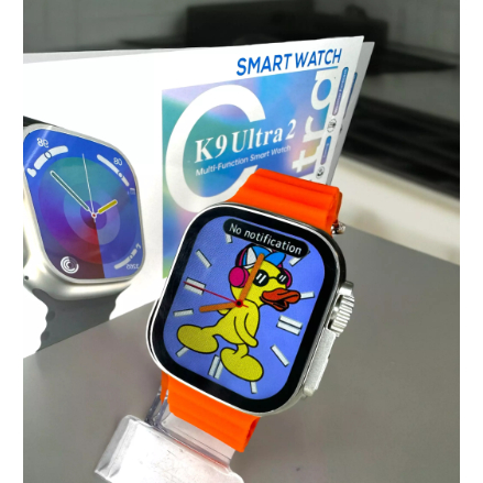Relógio Smartwatch K9 Ultra 2 série 9 Ultra Prata, com 2 pulseiras ...