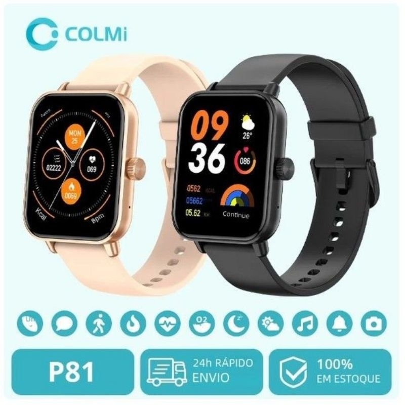 Smart watch Colmi P81 | Shopee Brasil