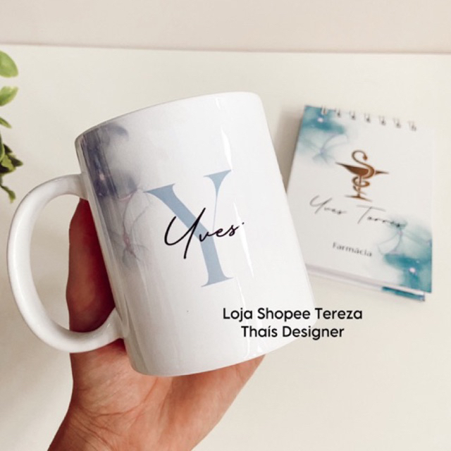 KIT Caneca + Bloco de notas personalizado curso • Presente para banca ...