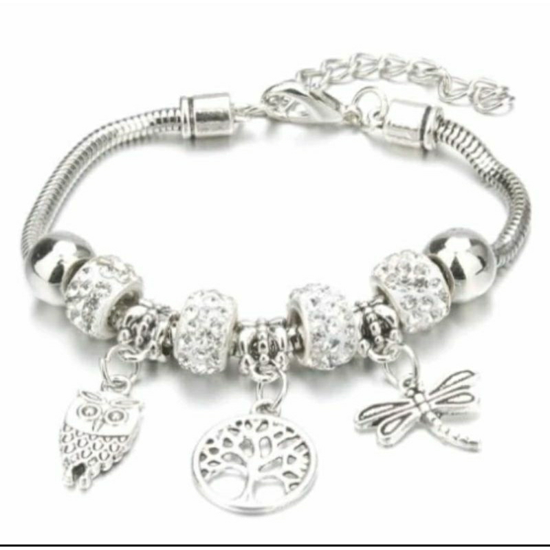 kit Pandora 3 Pandoras banhada Prata novos modelos personalizado ...