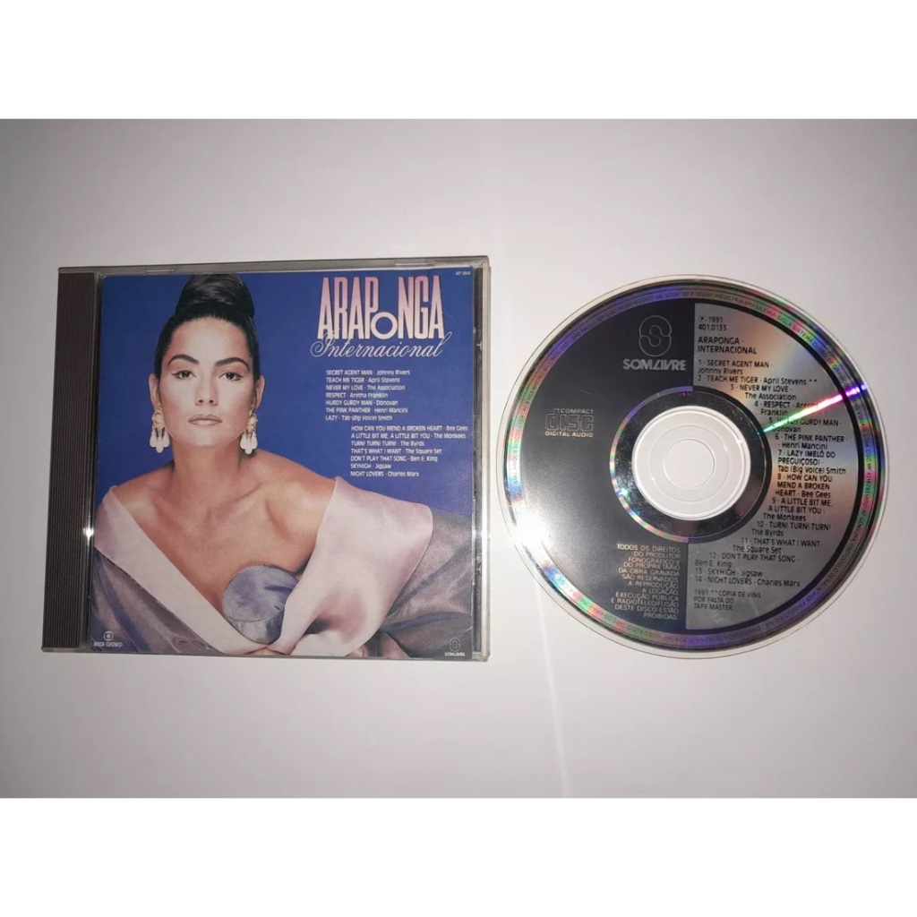 Cd Novela Araponga Internacional Som Livre Rede Globo | Shopee Brasil