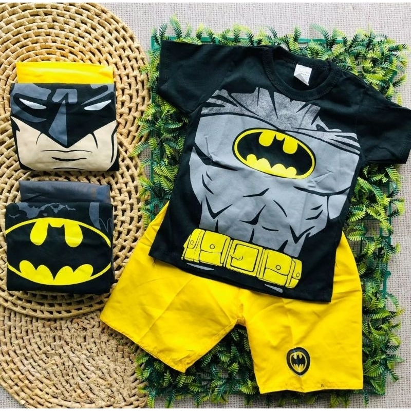 Conjunto Roupas de Menino Batman Personagem Festa | Shopee Brasil