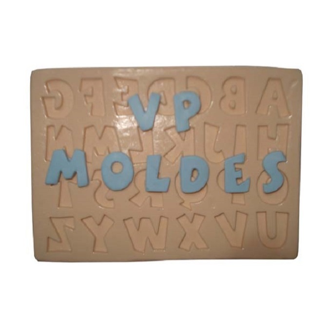 Molde de Silicone cod-M 222 Alfabeto - 1,8x1,5cm - 180g | Shopee Brasil
