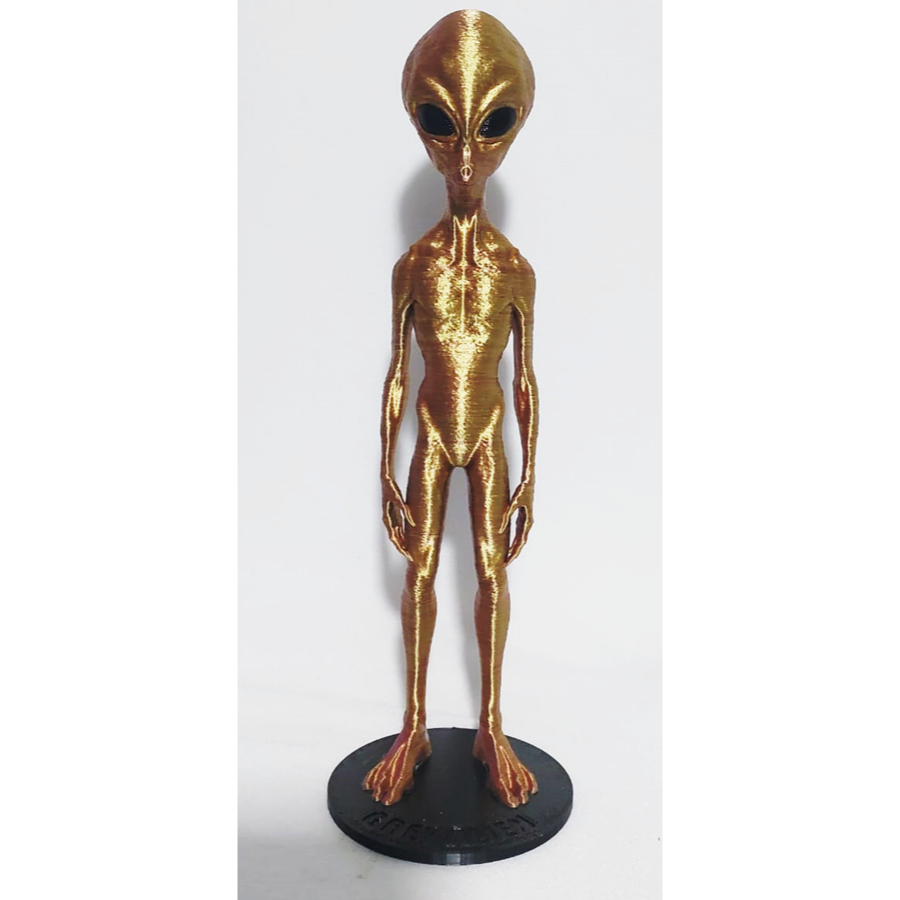 Et, Alien, Alienígena, Extraterrestre, Greys, Realistico, Baseado em Relatos, Boneco Decorativo ...