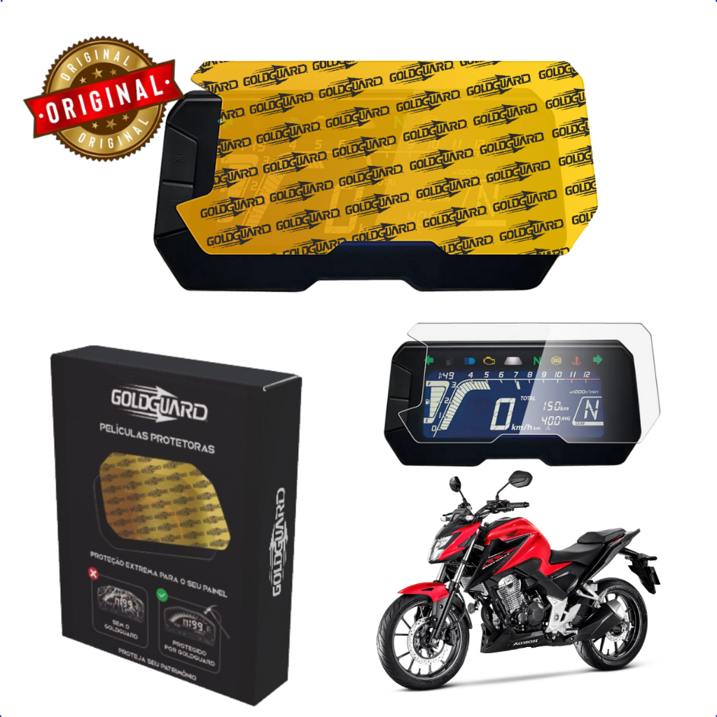 Película Cb 300f 2023 2024 2025 Proteção Painel Anti Risco GoldGuard ...
