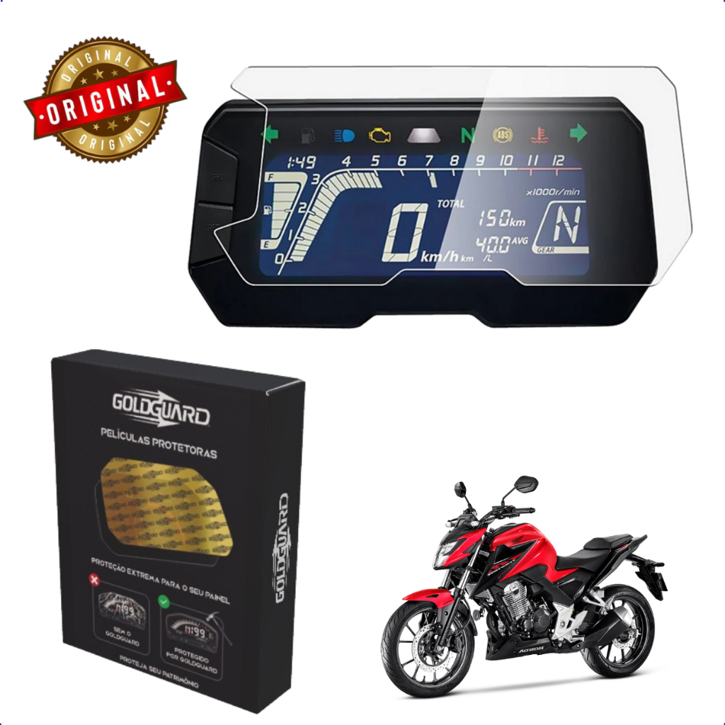 Película Twister Cb 300f 2023 2024 2025 Proteção Painel Anti Risco ...