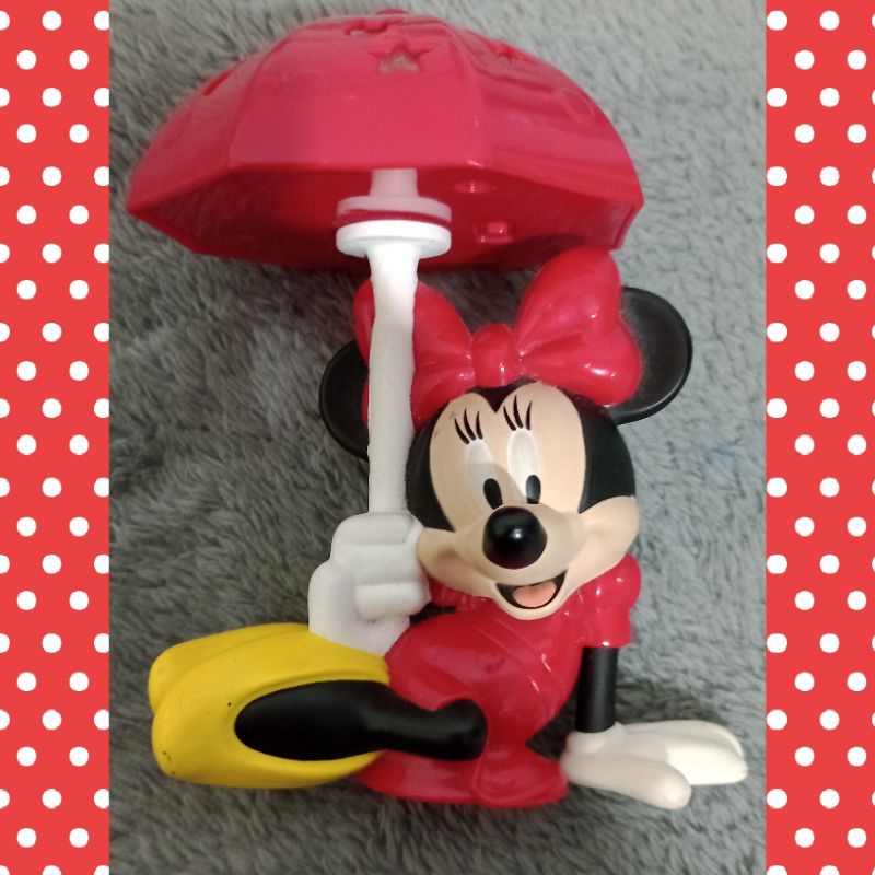 Boneca Minnie Mouse Disney colecionável com guarda-chuva | Shopee Brasil