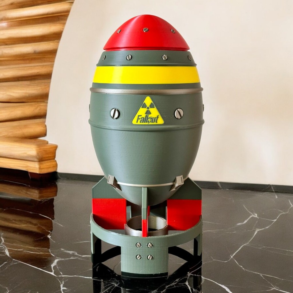 Fallout Mini Nuke Porta Objetos Figura de Ação Colecionável Gamer ...