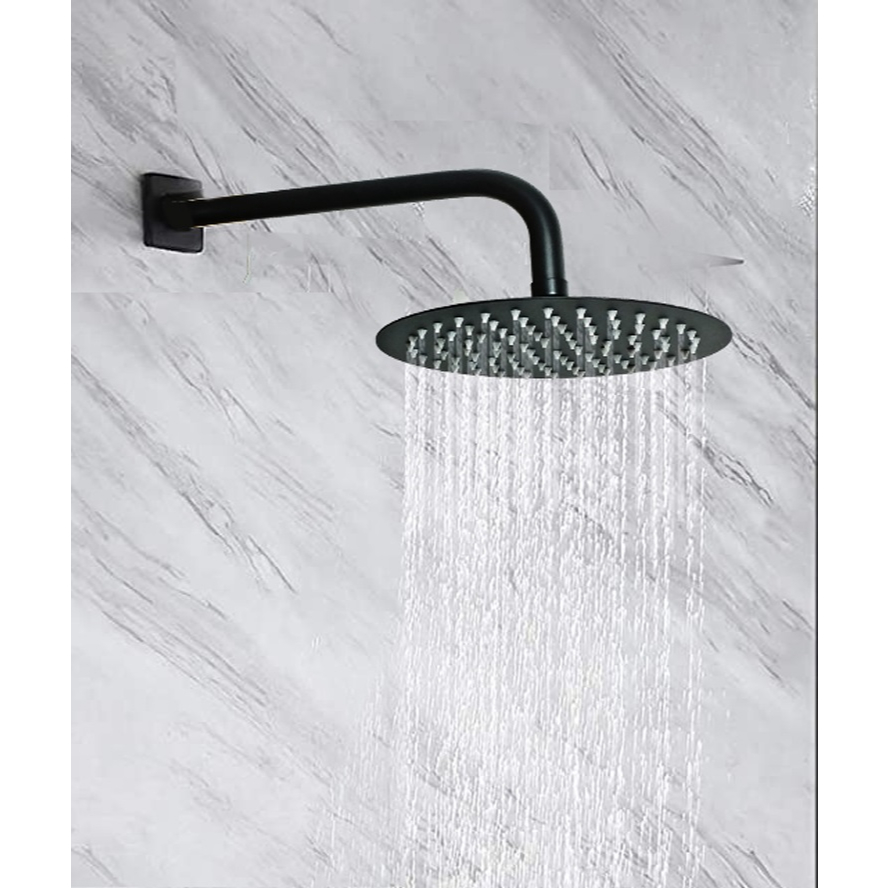 Ducha Chuveiro Grande Para Banheiro Preto Inox Chuveiro Ducha | Shopee ...