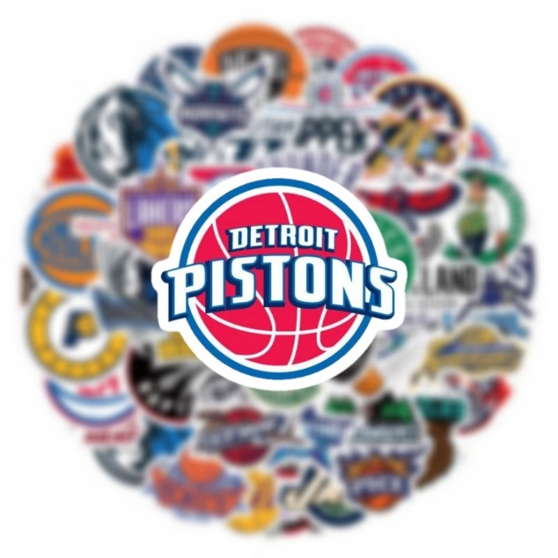 Adesivo Vinil Detroit Pistons | Shopee Brasil