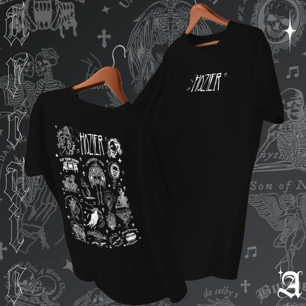 Camiseta Basica Algodao Hozier Byrne World Tour 2024 Album Tracklist Unissex | Shopee Brasil