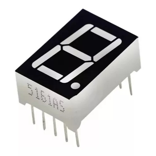 10 X Display 7 Segmentos 1 Dígito Catodo Comum [ CÓDIGO 597 ] | Shopee ...