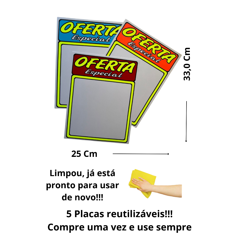 Placa de Oferta Editável: Destaque suas Promoções | Shopee Brasil