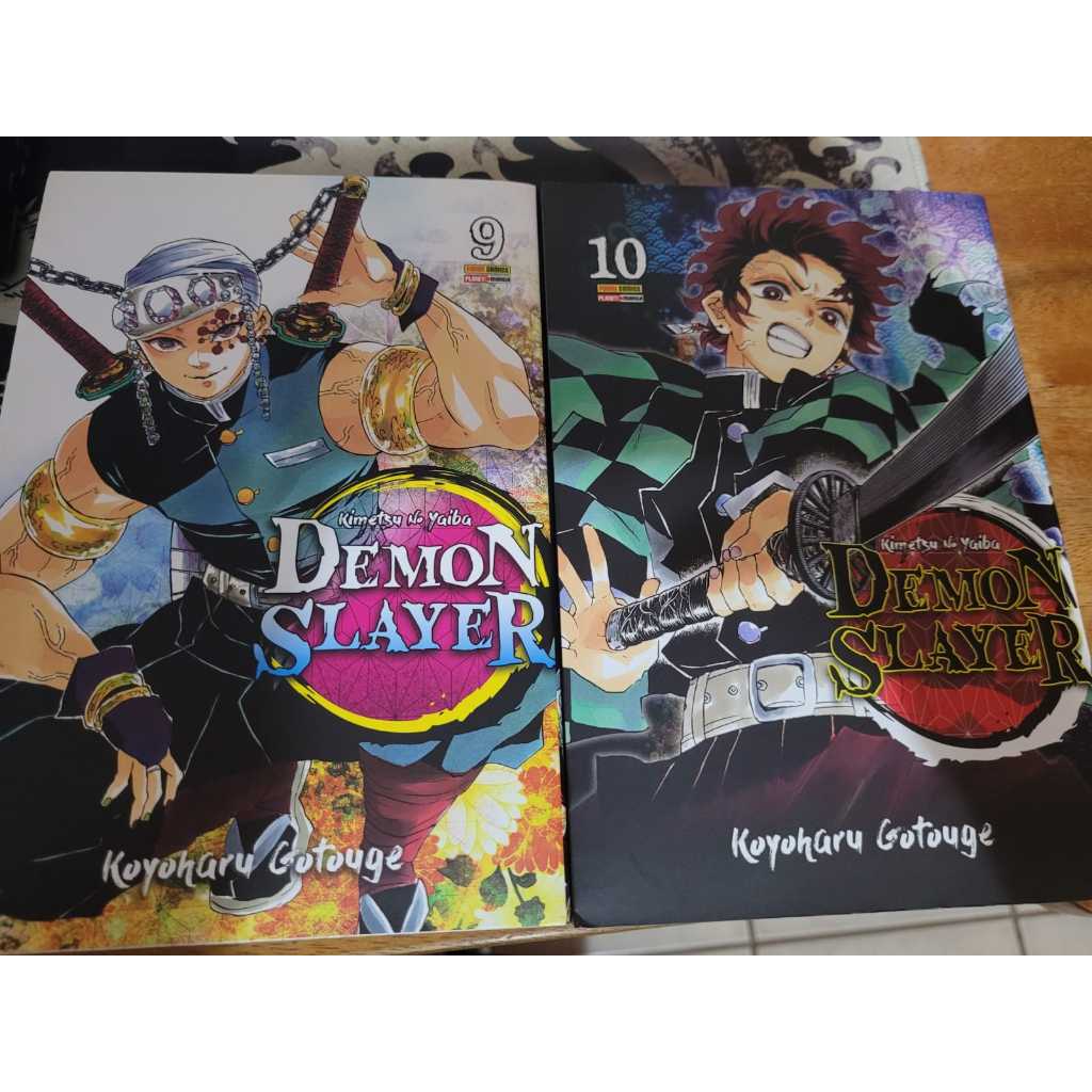 Demon Slayer vol 9 e 10 | Shopee Brasil