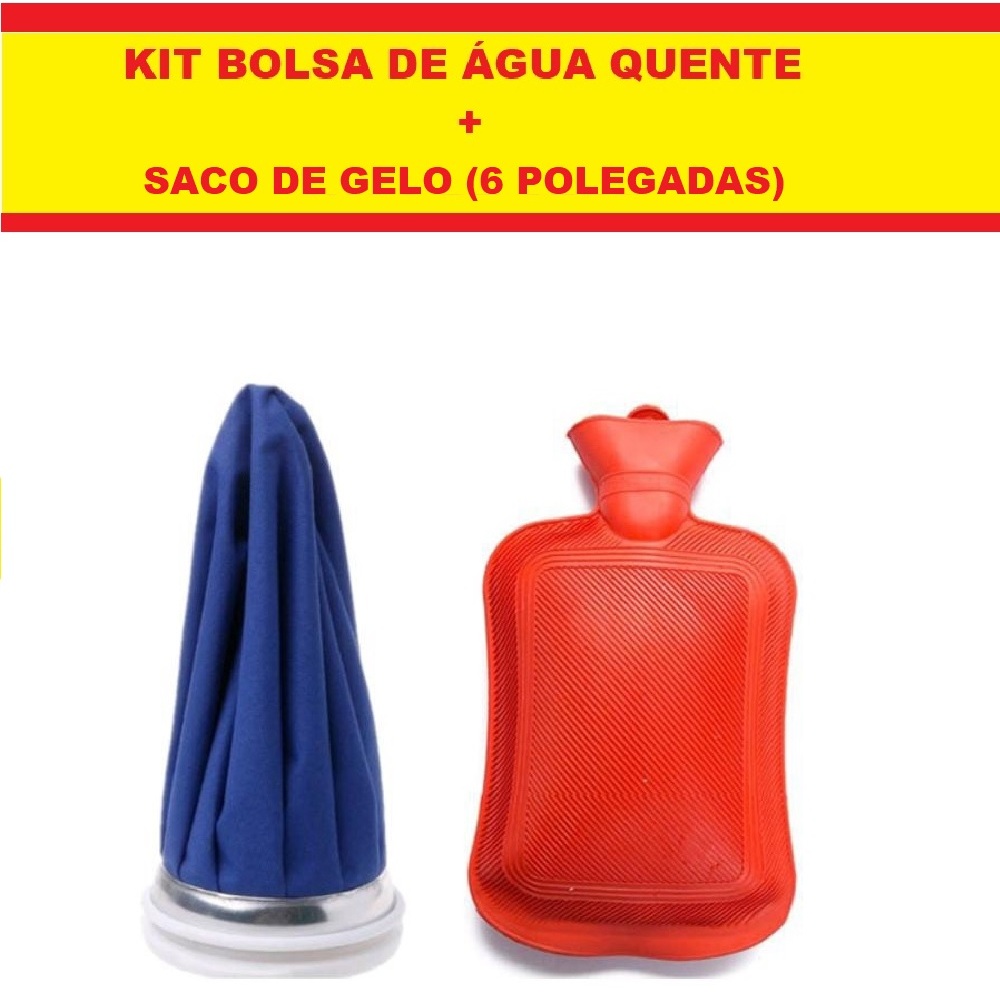 Conjunto Bolsa De Gelo 6 Polegadas E Bolsa Térmica Quente Para Tratamento Desconfortos ...