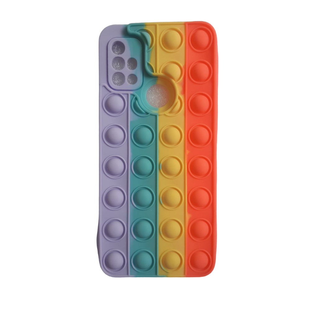 Capinha Pop it Fidget Toy Empurra Bolha Anti Stress Compatível | Shopee ...