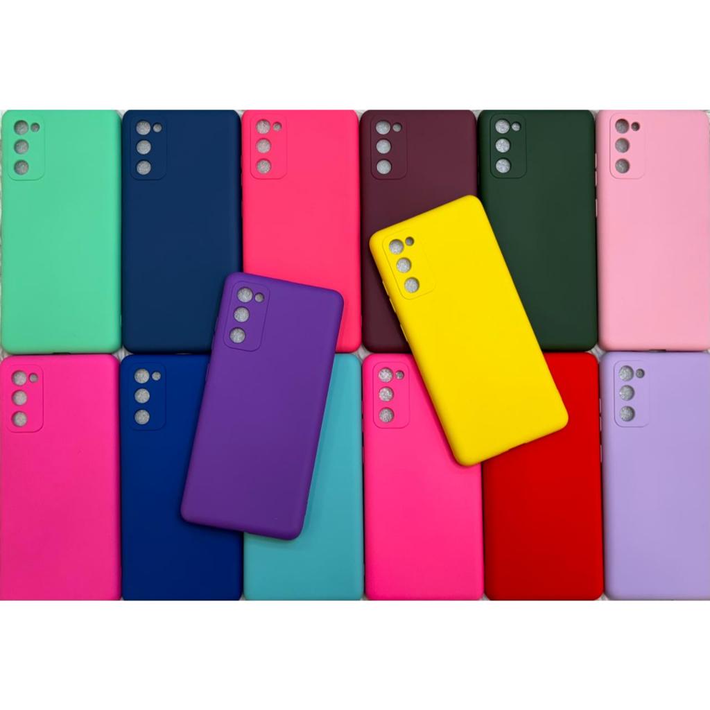 Kit Protetora Capa Capinha - S20 Fe 4G/5G - Samsung Silicone Aveludado | Shopee Brasil