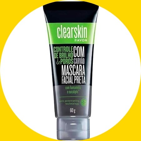 Máscara Negra Facial com Carvão Clearkin Avon- 60g | Shopee Brasil