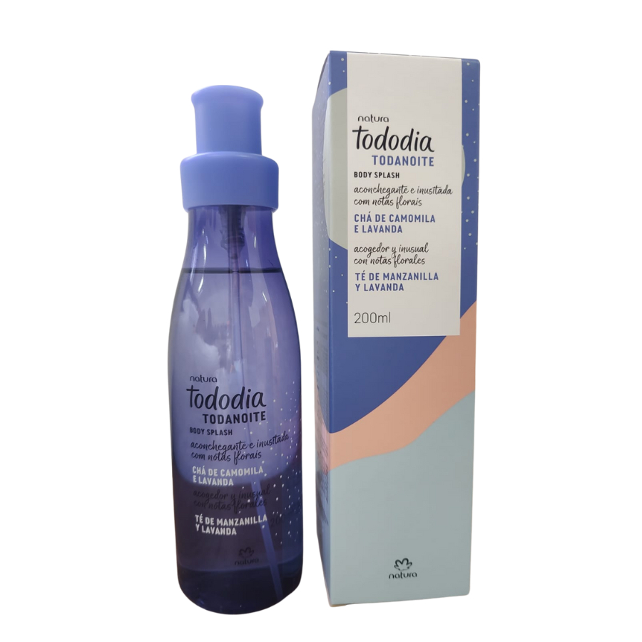 Body Splash Chá de Camomila e Lavanda Todanoite Natura 200ml | Shopee ...