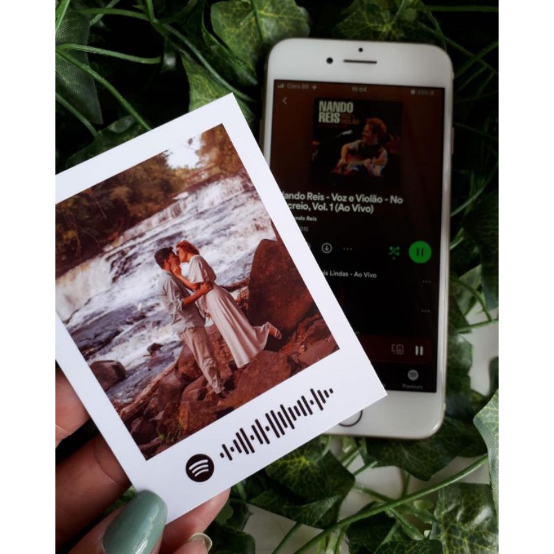 Polaroid QR code Spotify, aponte a câmera e abra a sua música escolhida ...