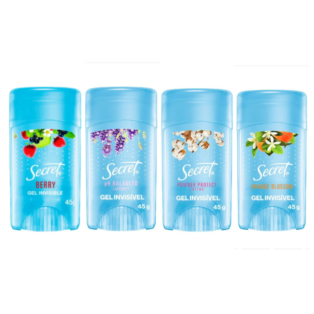 Secret Desodorante em Gel Invisible 45g | Shopee Brasil