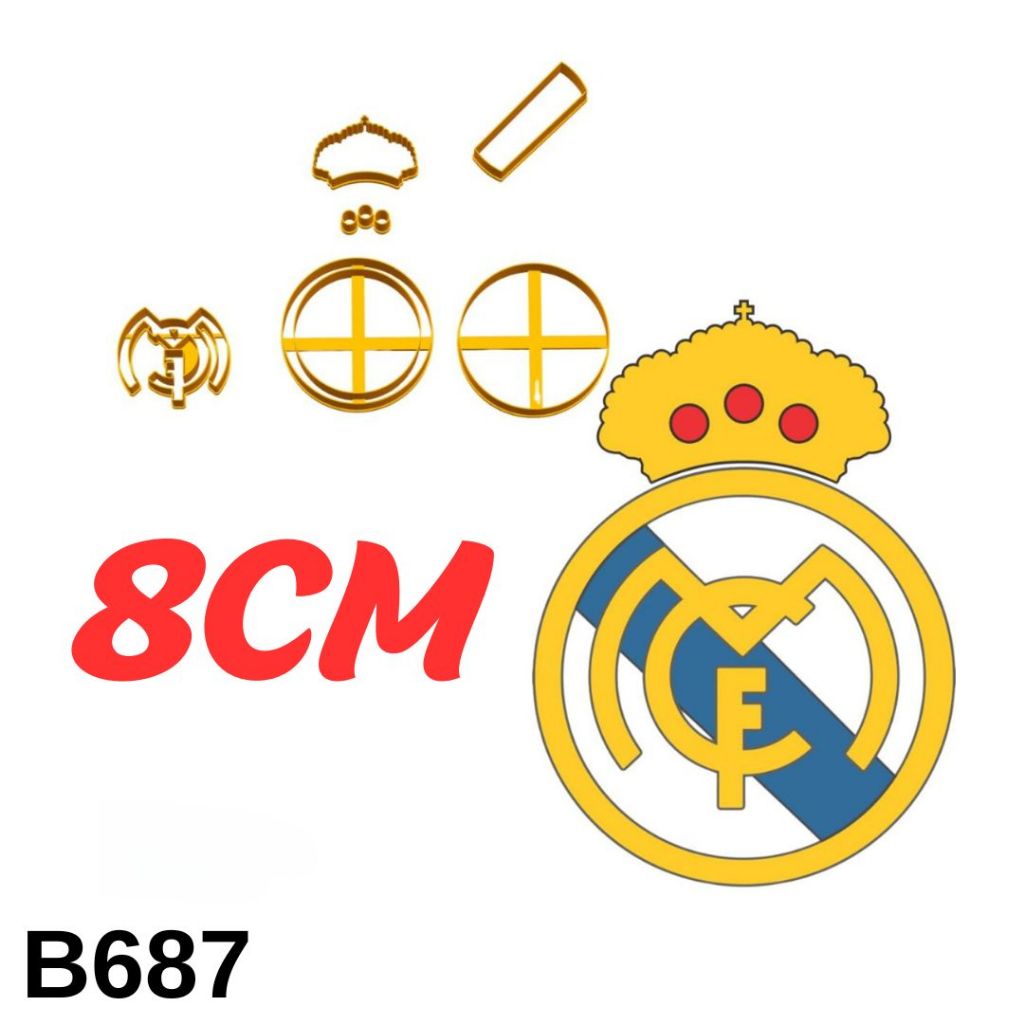 Cortador Real Madrid 8CM B687 | Shopee Brasil