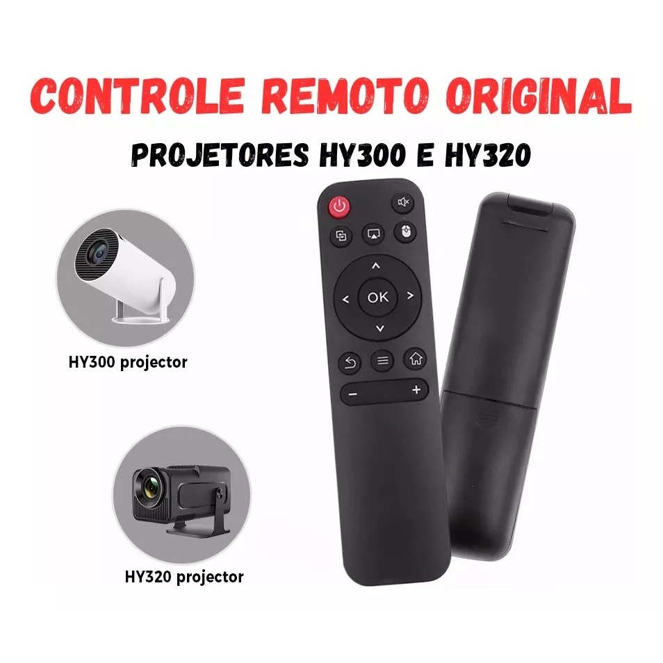 Controle Remoto Para Projetor Hy300 E Hy320 | Shopee Brasil