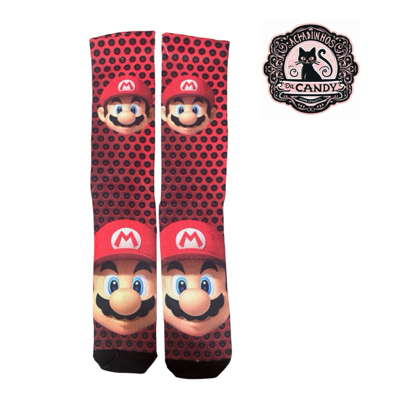 Meias divertidas Super Mario Meias CrossFit Meia 38 a 43 | Shopee Brasil