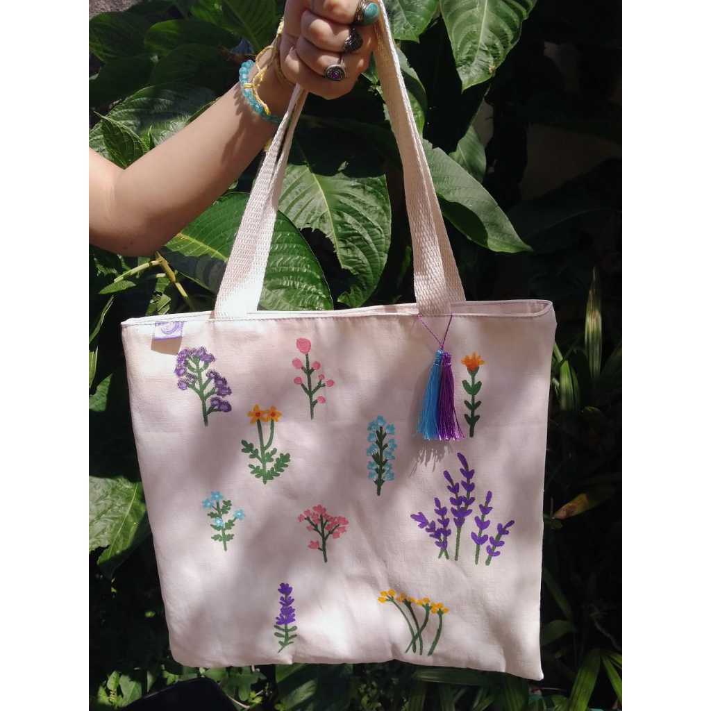 Ecobag Ecológica personalizada com sua arte pintada a mão (com forro ...