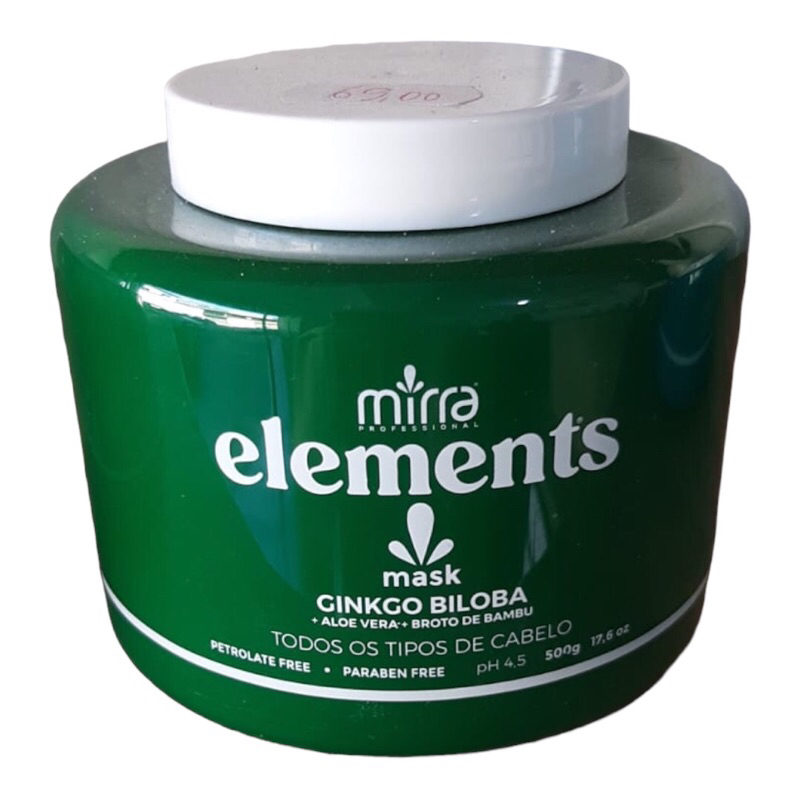 Mirra elements - Ginkgo + Aloe vera + Broto de bambu 500g | Shopee Brasil