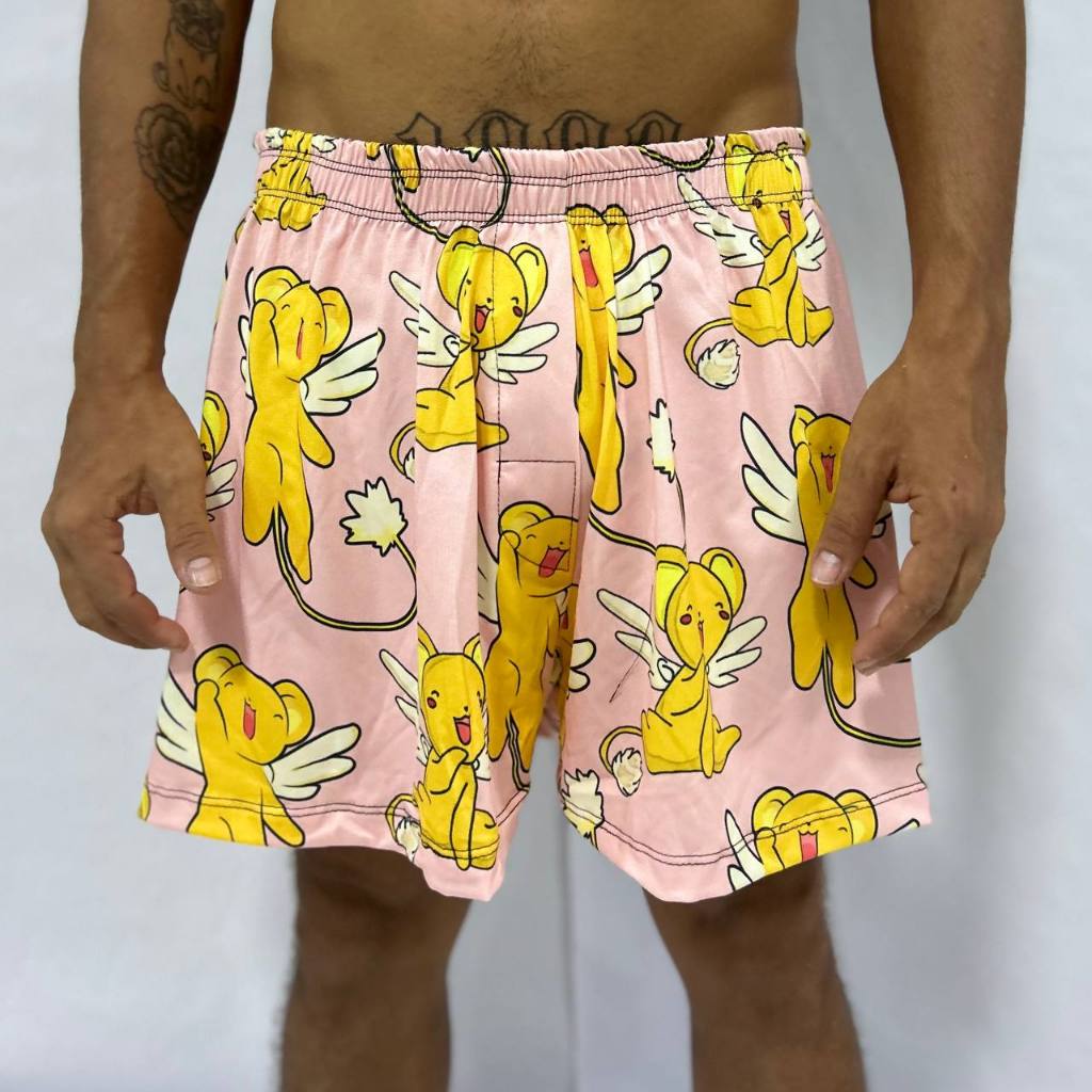 short samba canção personagem quero anime sakura desenho geek | Shopee ...