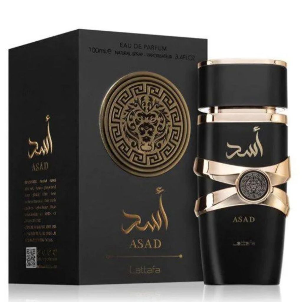 Perfume Árabe Asad Lattafa Eau De Parfum 100ml Original | Shopee Brasil