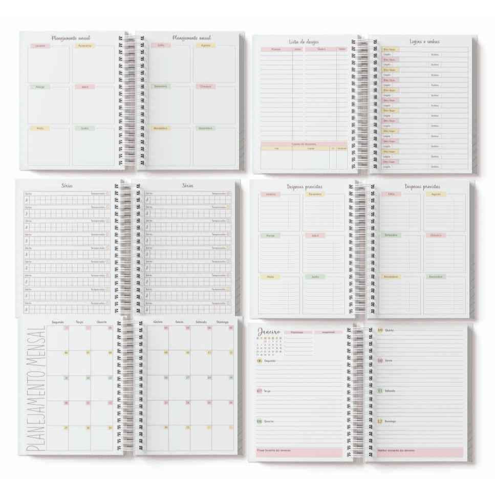 Planner 2025 - Personalizado COM NOME | Shopee Brasil
