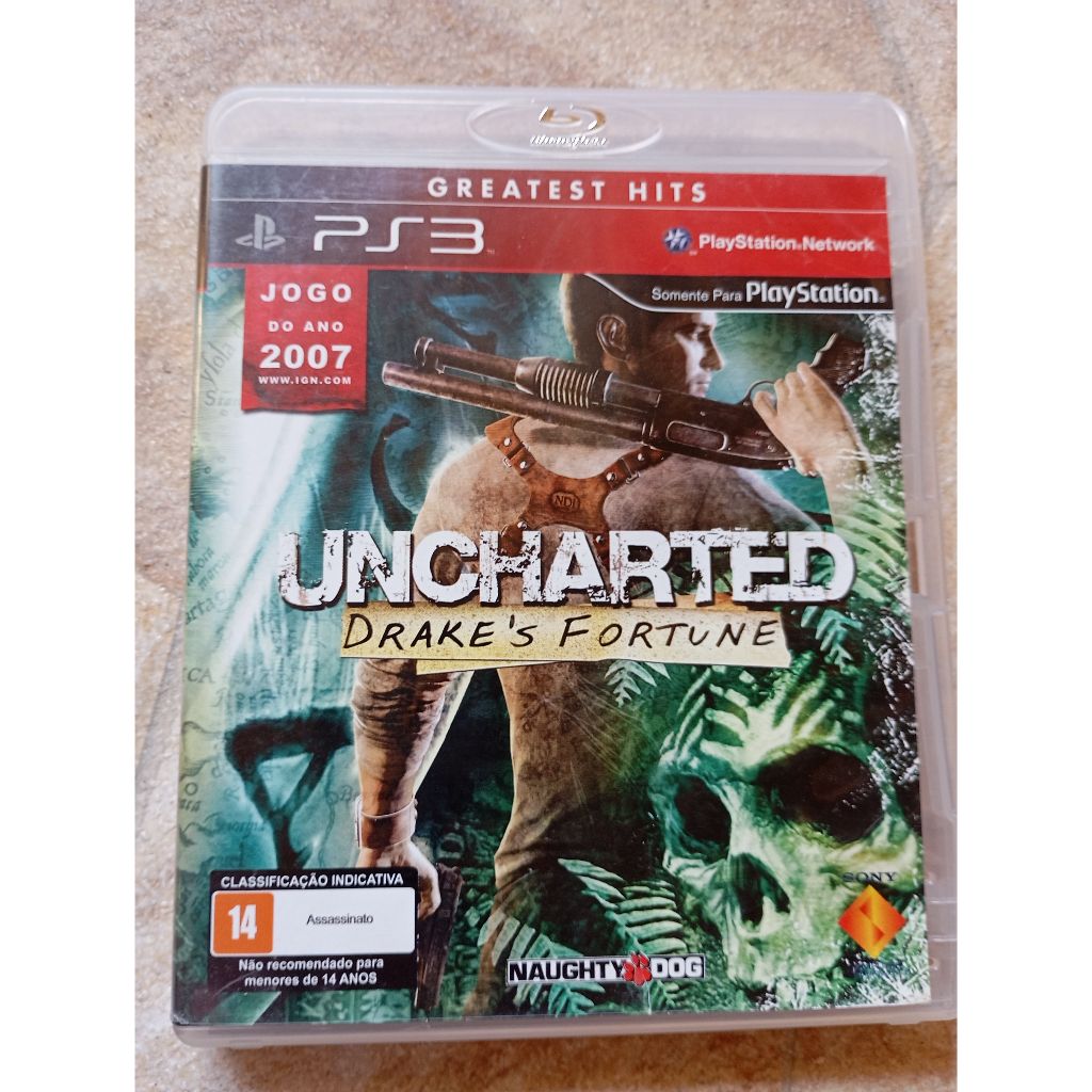 Uncharted 1 original do ps3 | Shopee Brasil