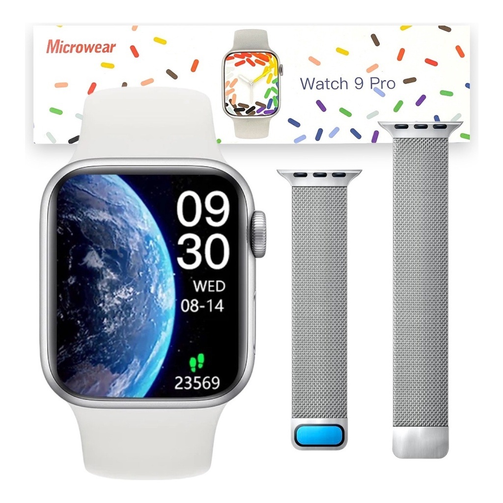 Smartwatch W29 Pro lançamento 2024 Whatch 9 pro | Shopee Brasil