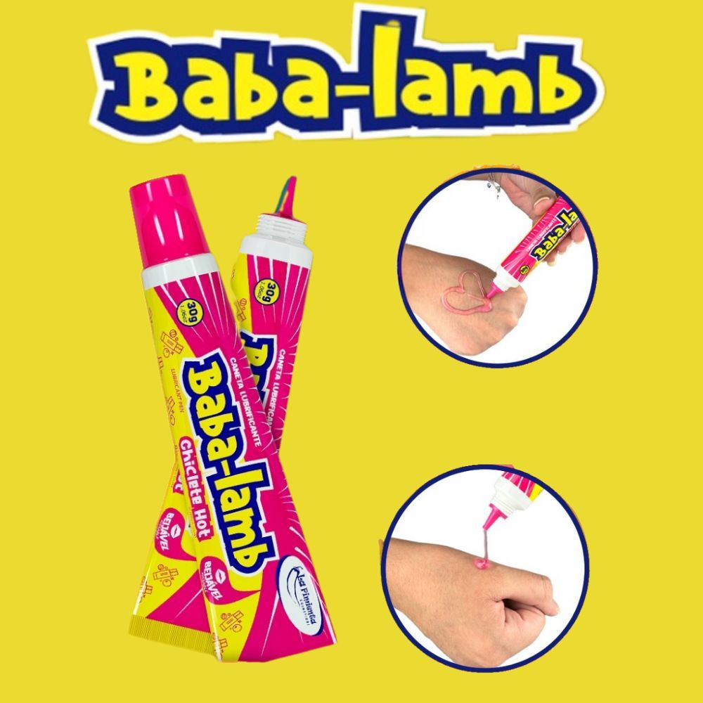 BABA LAMB - Caneta Lubrificante Chiclete | Shopee Brasil