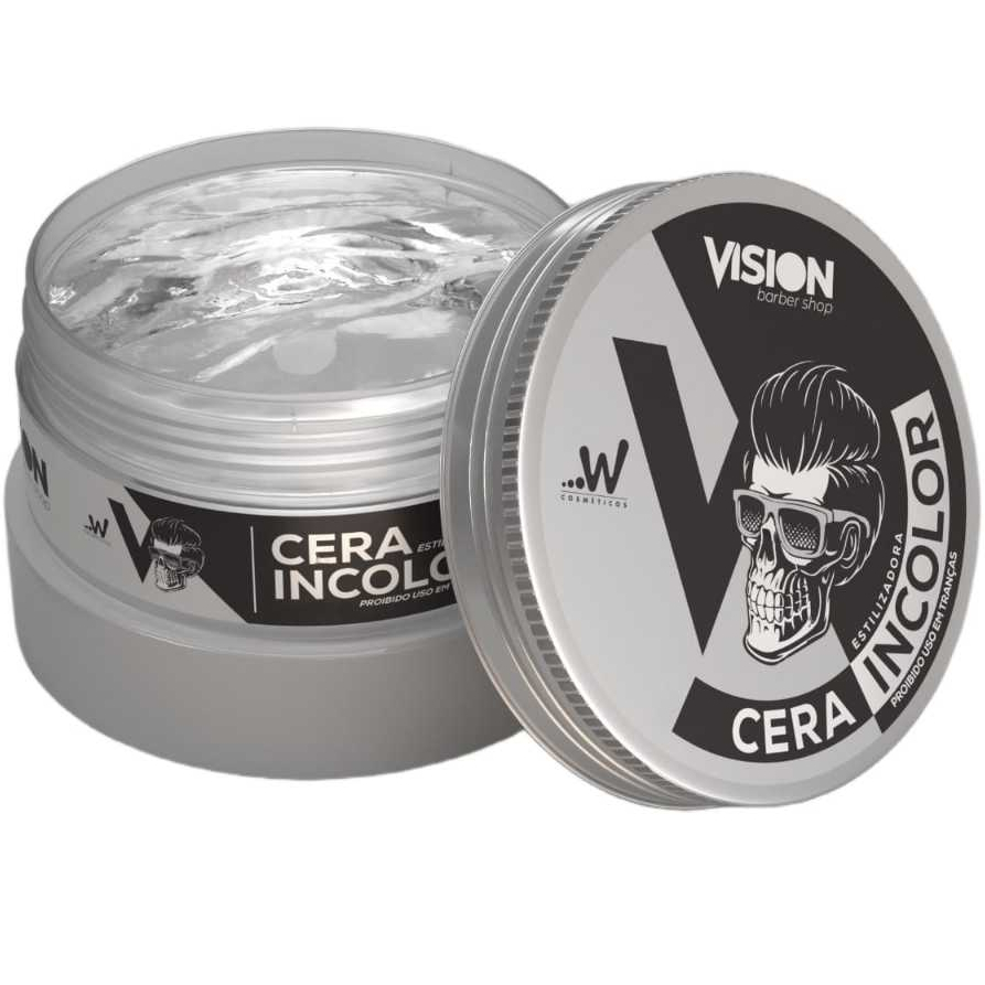 Cera Pomada Modeladora Vision Barber Shop 70g Barba Cabelo Bigode ...