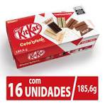 Caixa Bombom Kit Kat Cele Break 185,6g com 16 unidade de 11,6g | Shopee ...