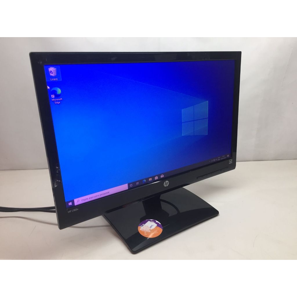 Monitor Hp 19', Widescreen, L185x - Usado | Shopee Brasil